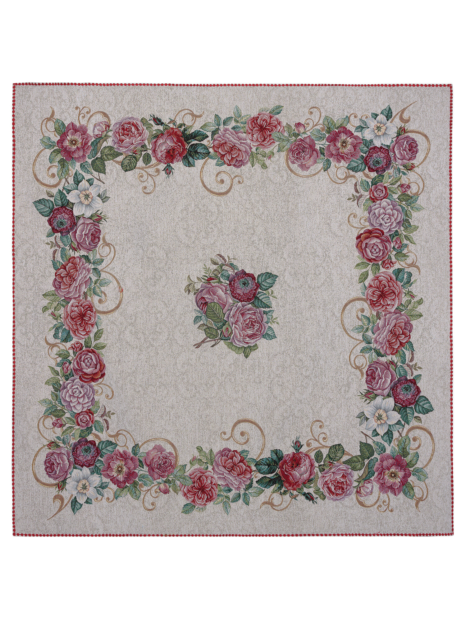 Скатерть гобеленовая на квадратный стол 100х100 см производство Италия