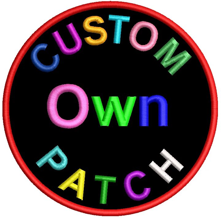 Пользовательские нашивки с вышитым логотипом, пользовательские нашивки с утюгом или крючком, персонализированные вышитые нашивки для одежды, задняя часть