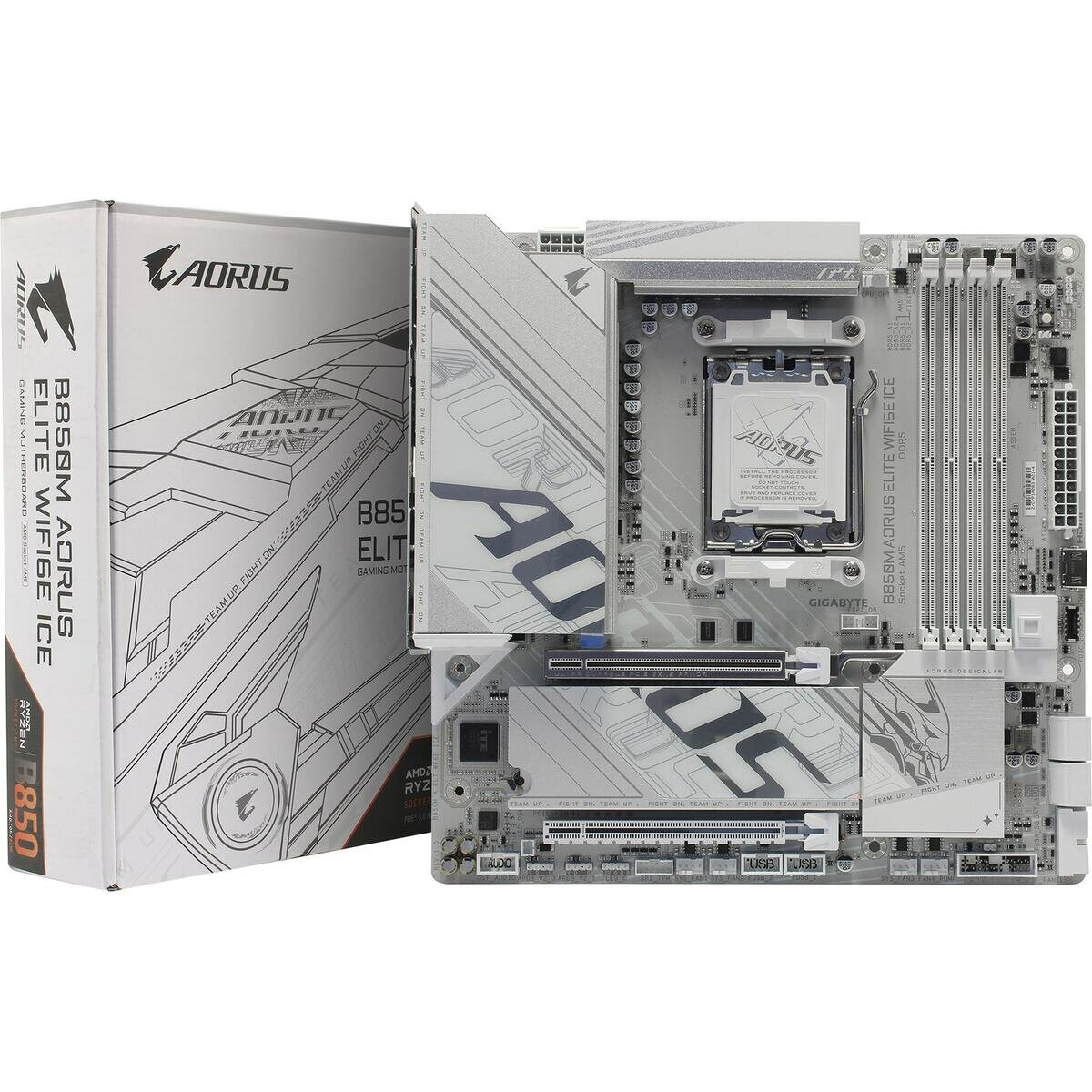 GIGABYTE B850M A ELT WF6E ICE (RTL) AM5 2xPCI-E DP 2.5GbLAN+WiFi+BT SATA RAID MicroATX 4DDR5