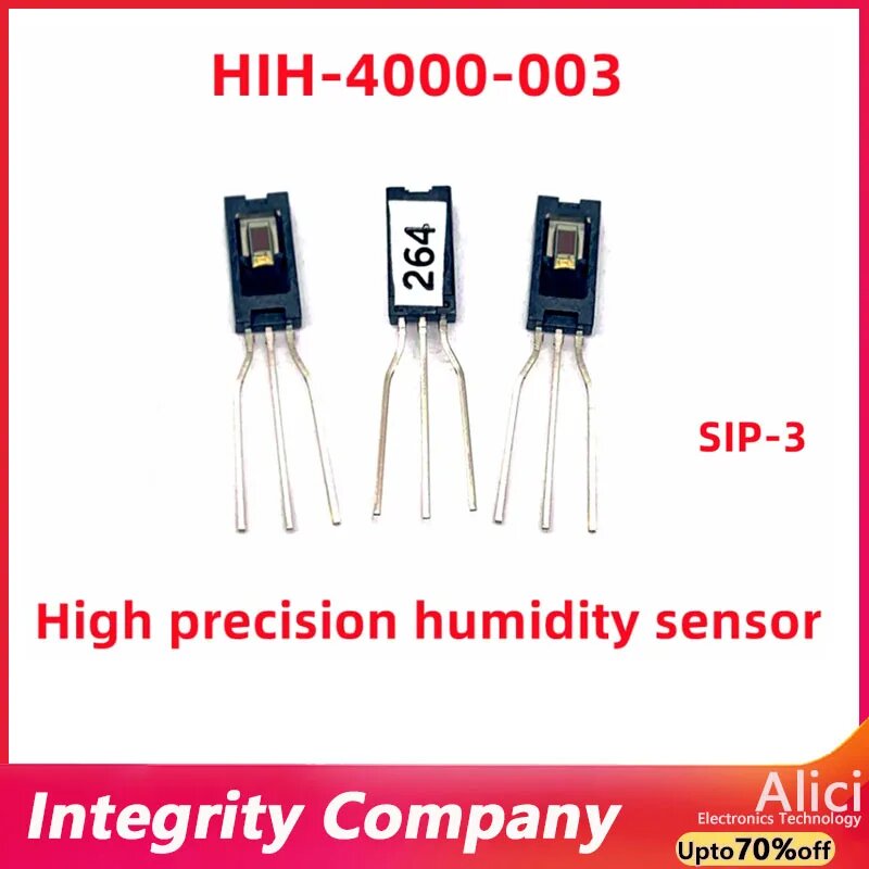 Оригинальный HIH-4000-003 SIP-3 датчик влажности аналоговый датчик относительной влажности напряжение 4000-003 Высокоточный датчик влажности