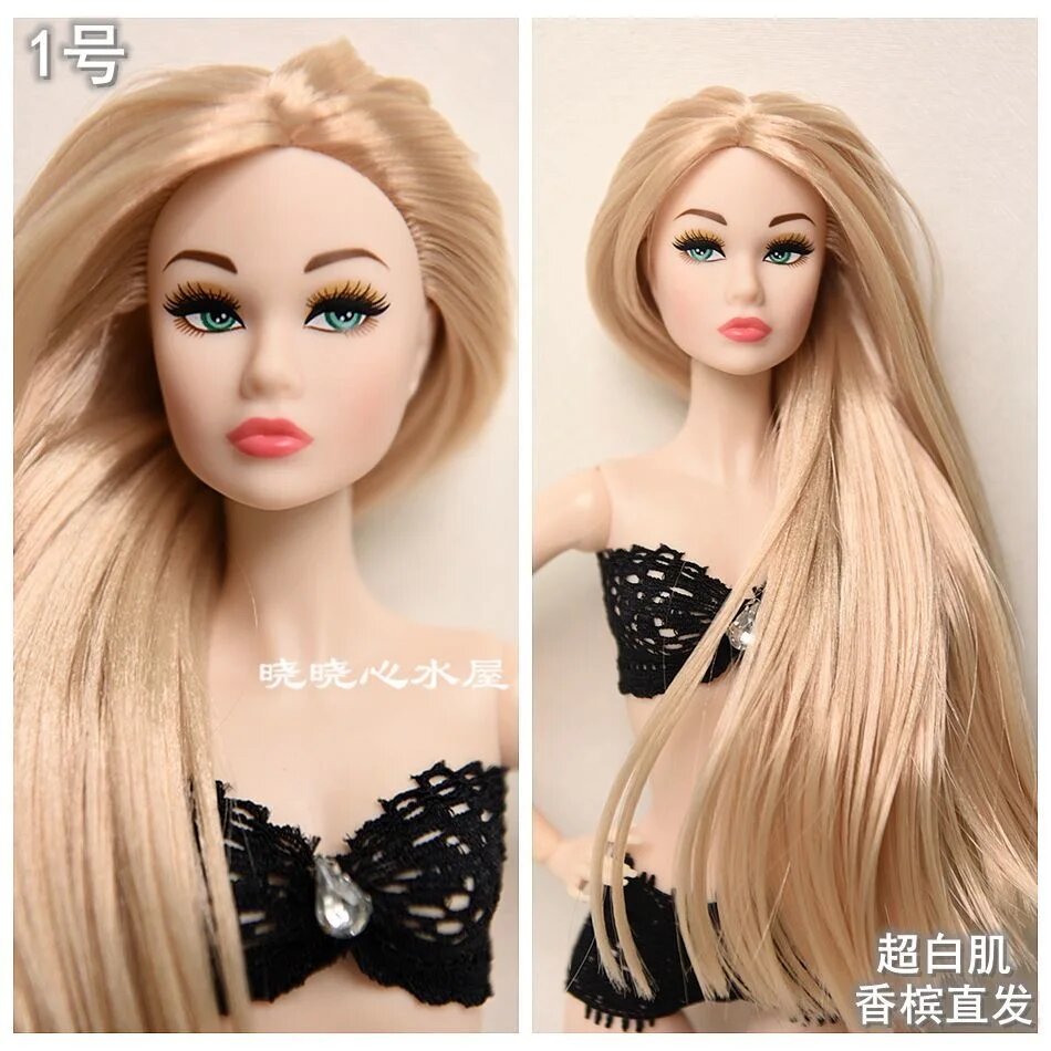 Голова куклы 1/6, макияж, цвет With Make-up 1
