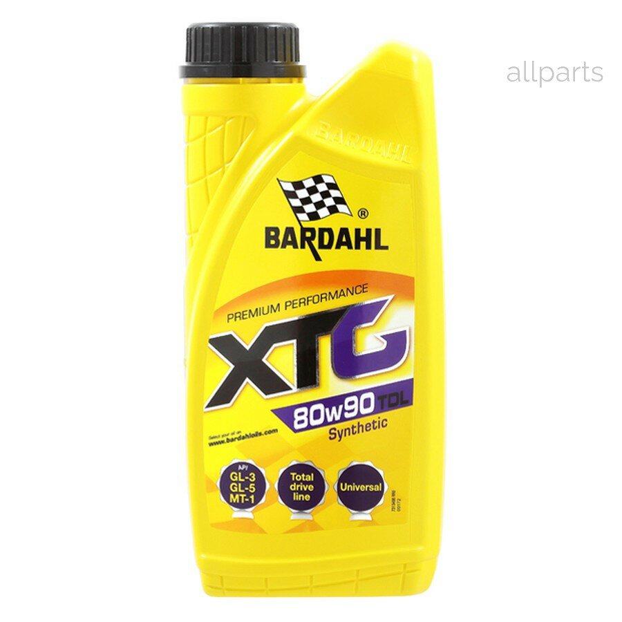 BARDAHL 34981 80W90 XTG TDL GL4/GL5/MT-1 1L (синт. трансмисионное масло)
