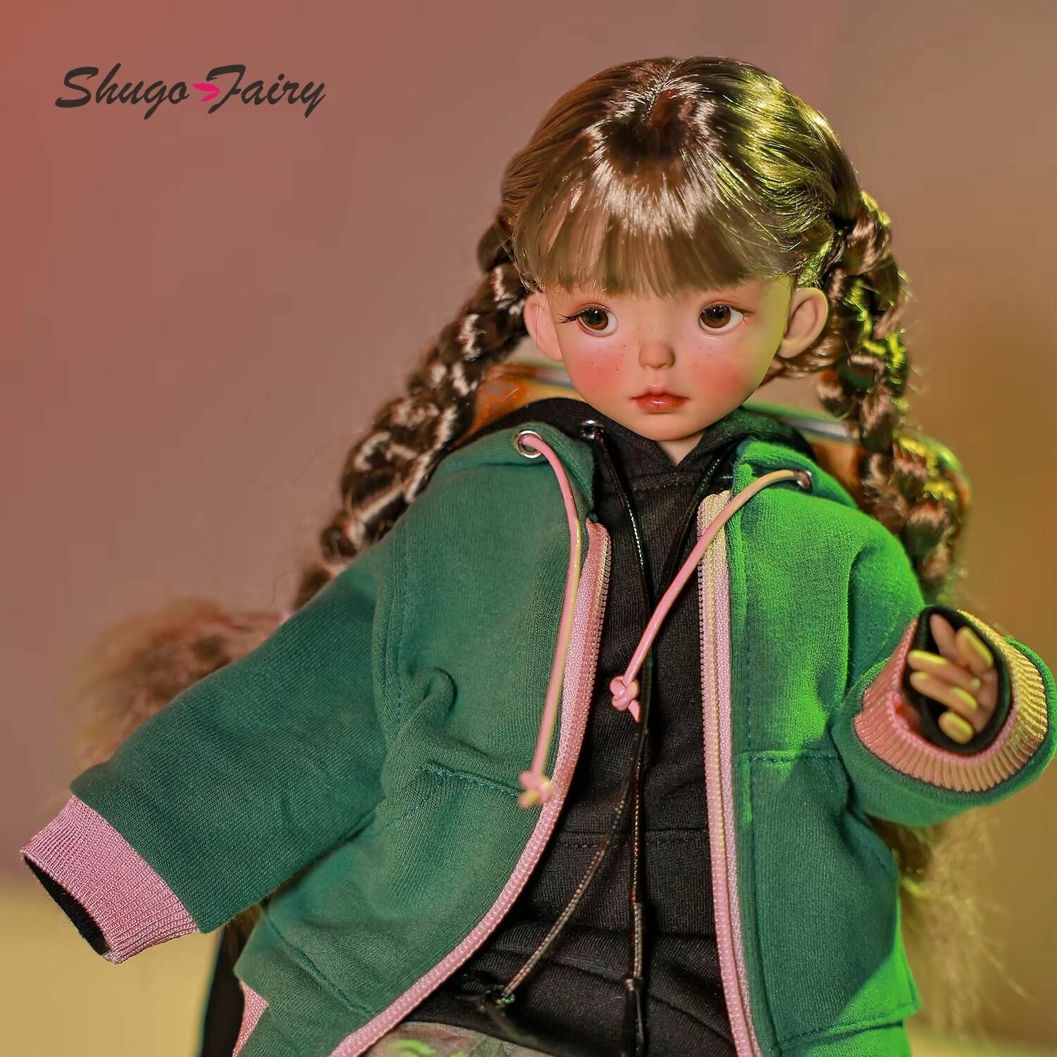 ShugaFairy Caspian 1/6 Bjd Кукла в осенних сапогах с круглыми ушками для девочек, толстовка с капюшоном, игрушки, полный комплект