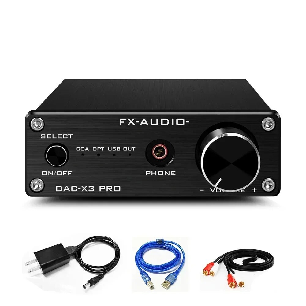 FX-Audio DAC-X3PRO цифровой аудио декодер Black Color