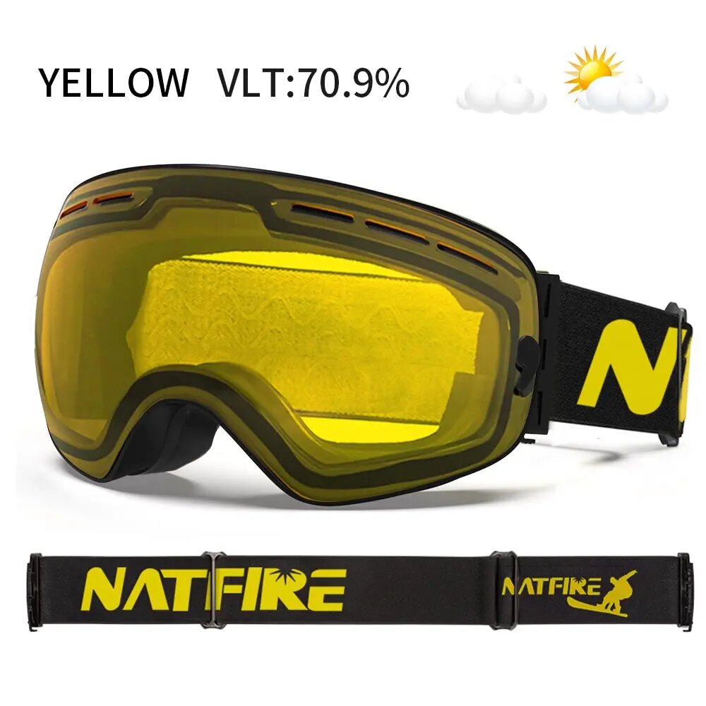 NATFIRE Лыжные очки для мужчин