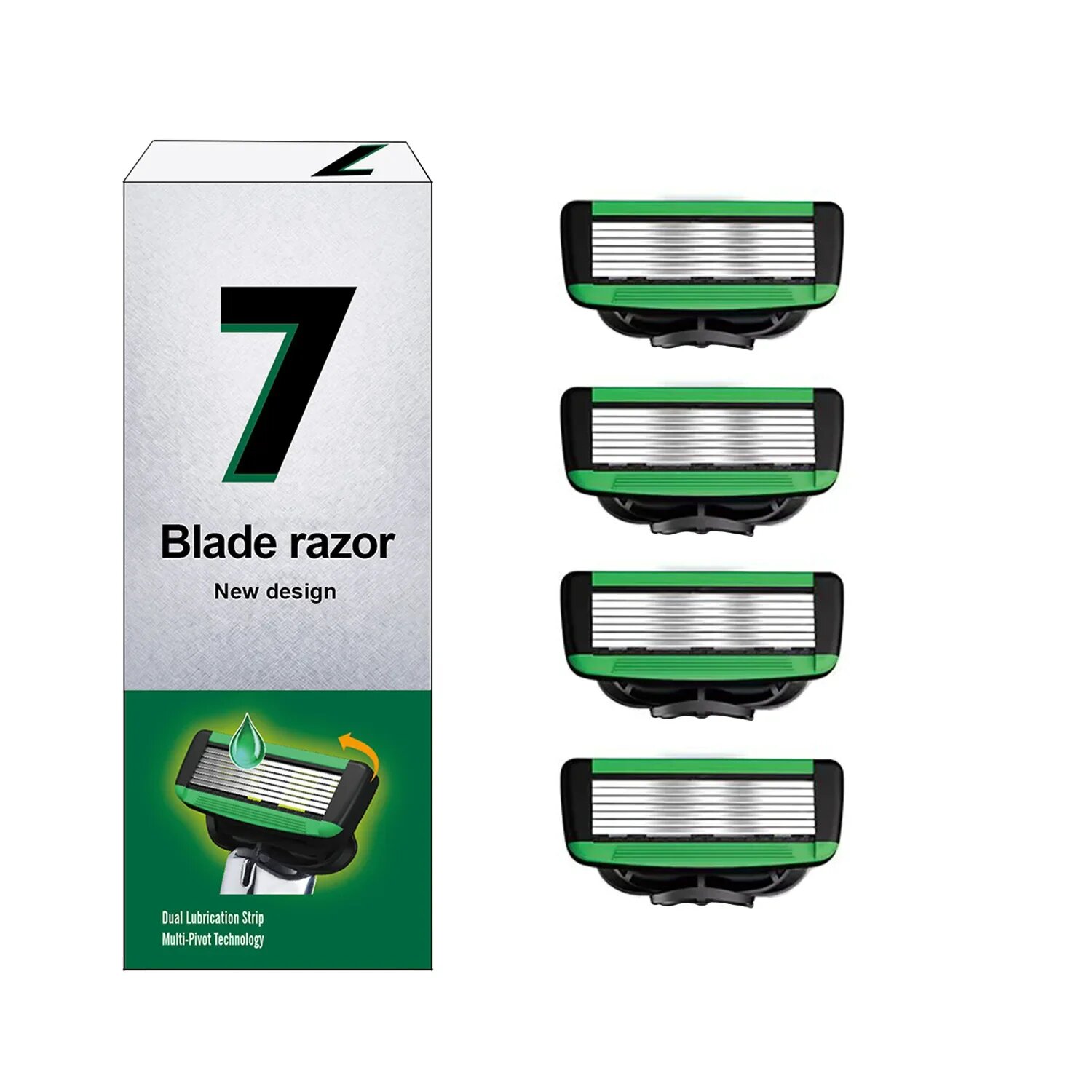 Бритва сменная 7-слойная, 4Blades Head