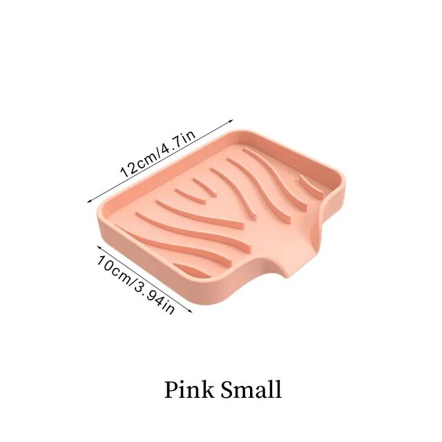 Розовая силиконовая мыльница Pink Small