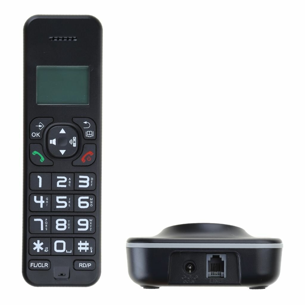 Беспроводной телефон с мульти -языками вызывающий абонент.