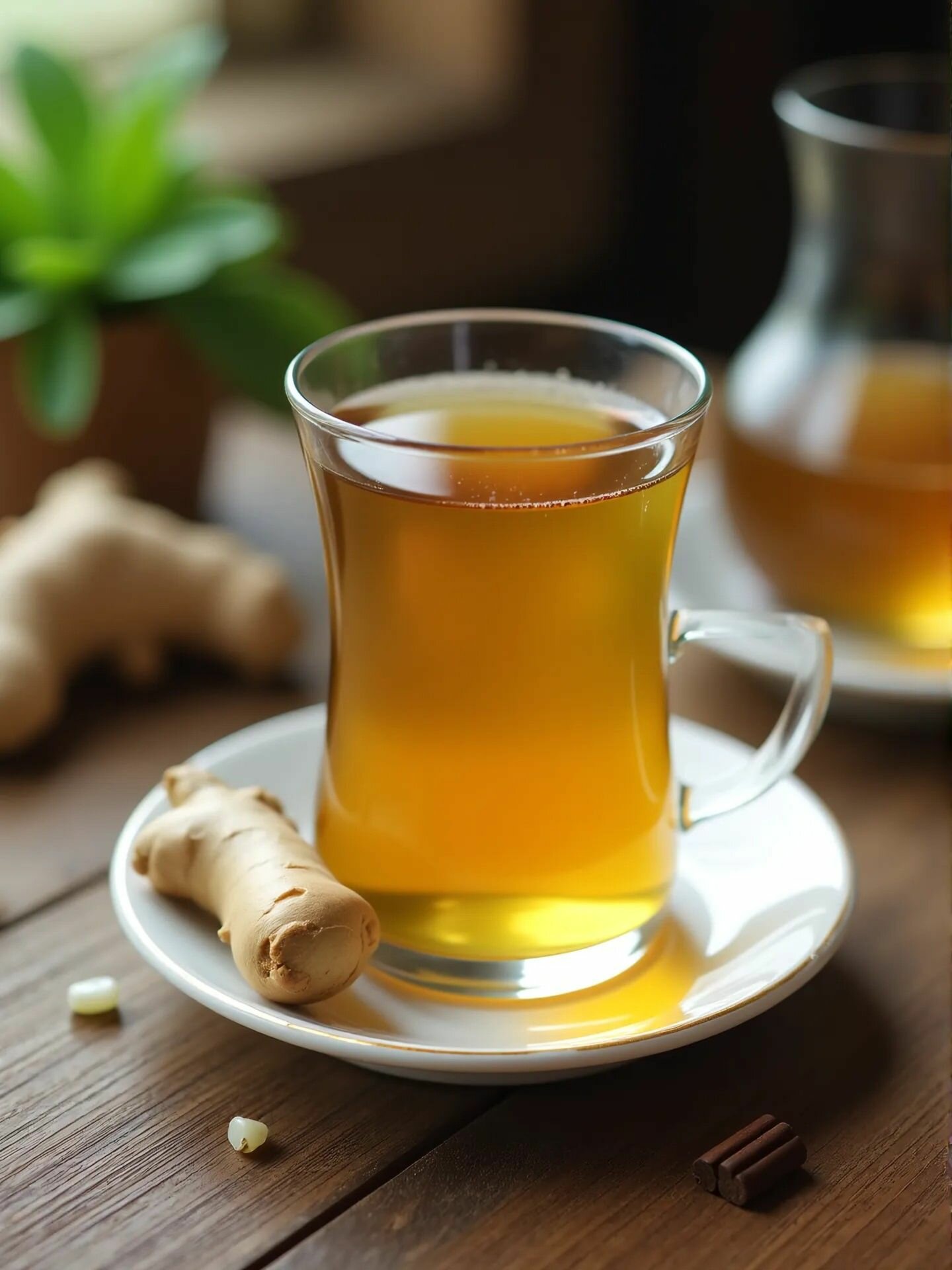 Чай "Зелёный с Имбирём и Мёдом", Китайский, Натуральный Состав, 100гр