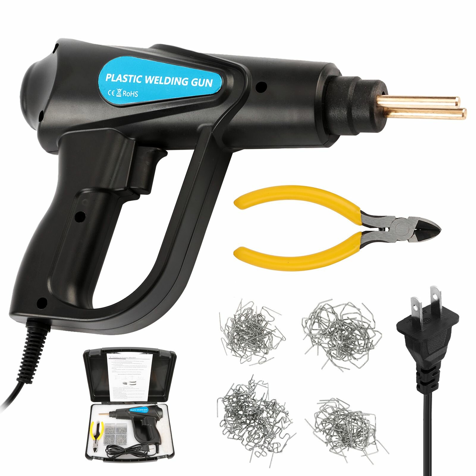 70 Вт Горячий степлер, Комплект для ремонта бампера автомобиля для сварочного