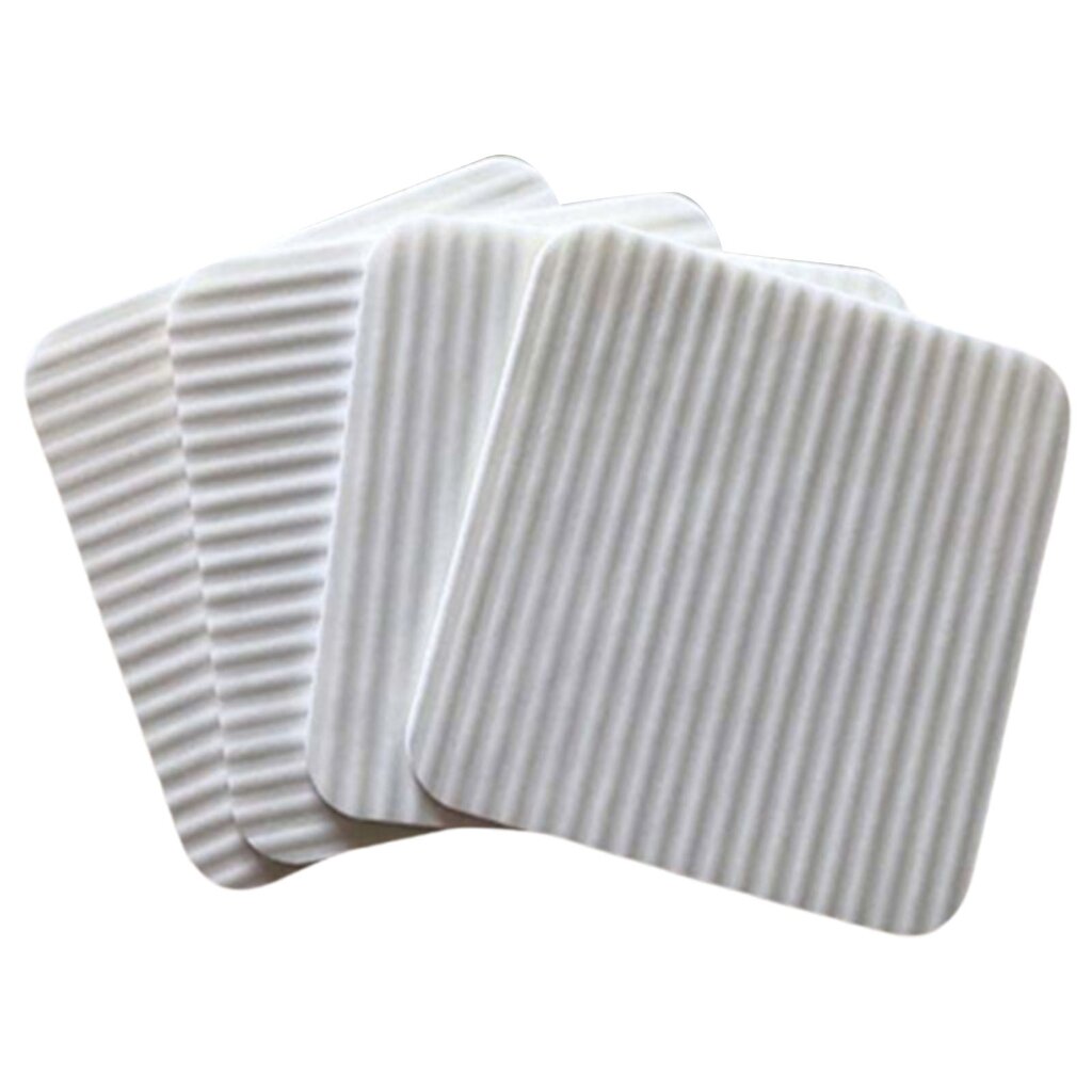 4 штуки Моющиеся Противоскользящие подкладки для ковров Без следов Подложка Для дома и офиса Безопасность