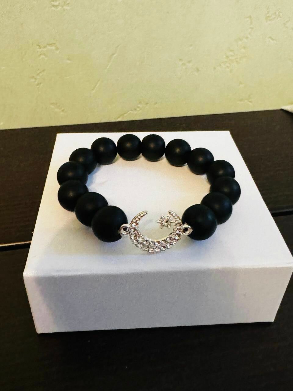 Браслет, стразы, искусственный камень