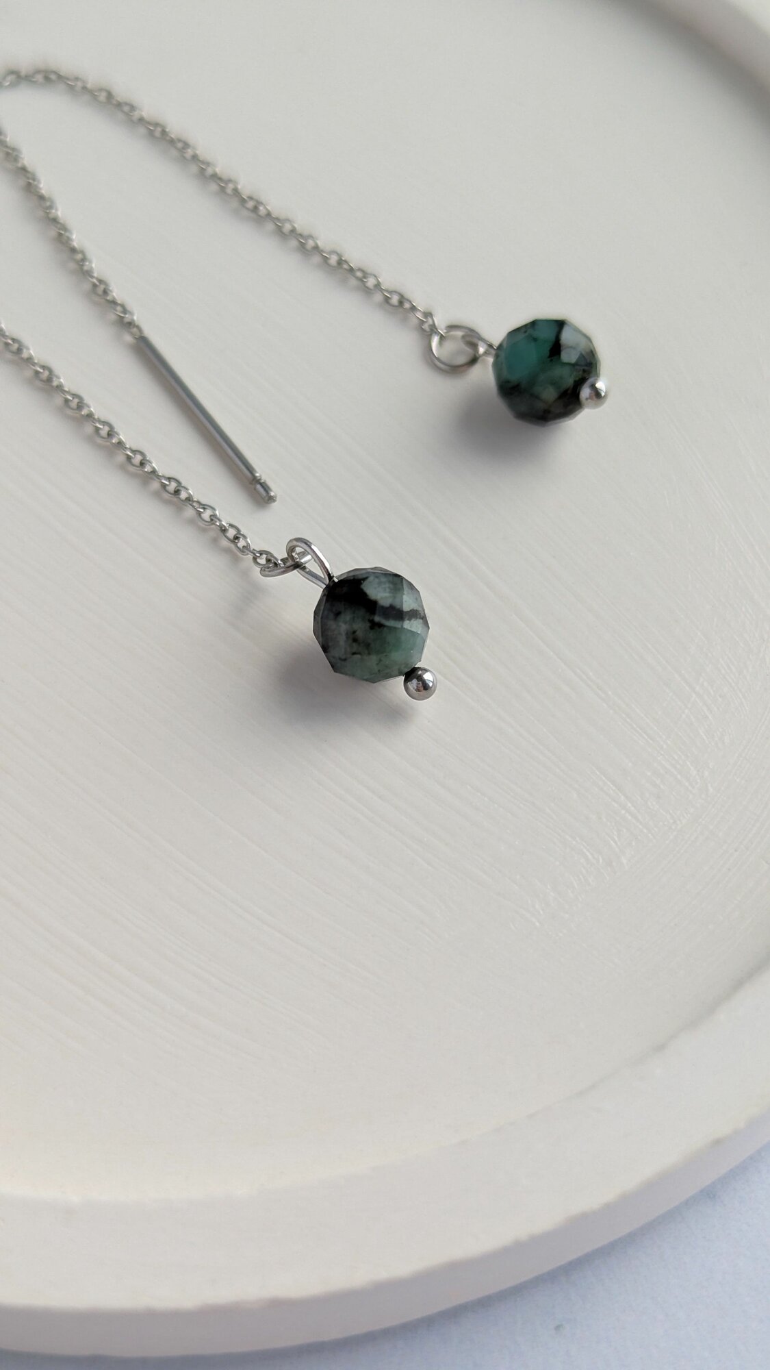 Серьги цепочки