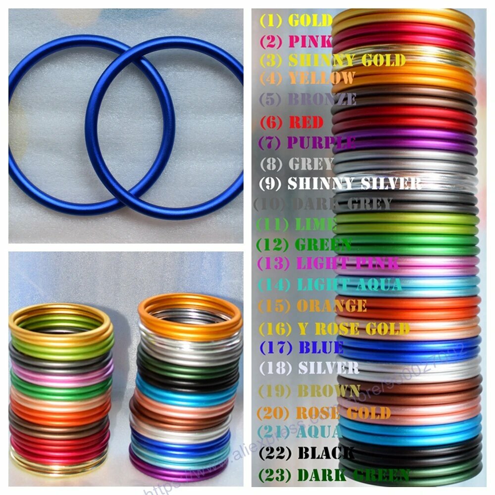 Алюминиевые кольца для слинга 2 шт. BLUE