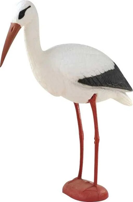 Фигурка садовая Волшебная Страна Аист декоративная, из полиэтилена, 82х73х26см / дом и сад
