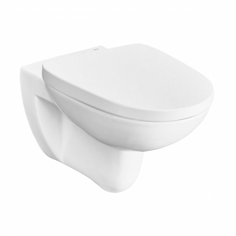 Подвесной унитаз Roca Debba Rimless безободковый с сиденьем 346998000+ZRU9307607
