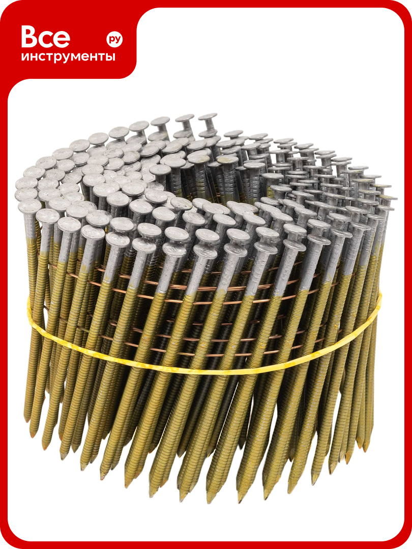 Барабанный гвоздь Gigant с кольцевой накаткой CNW 3,1х90 3600шт GVB-6, Области применения