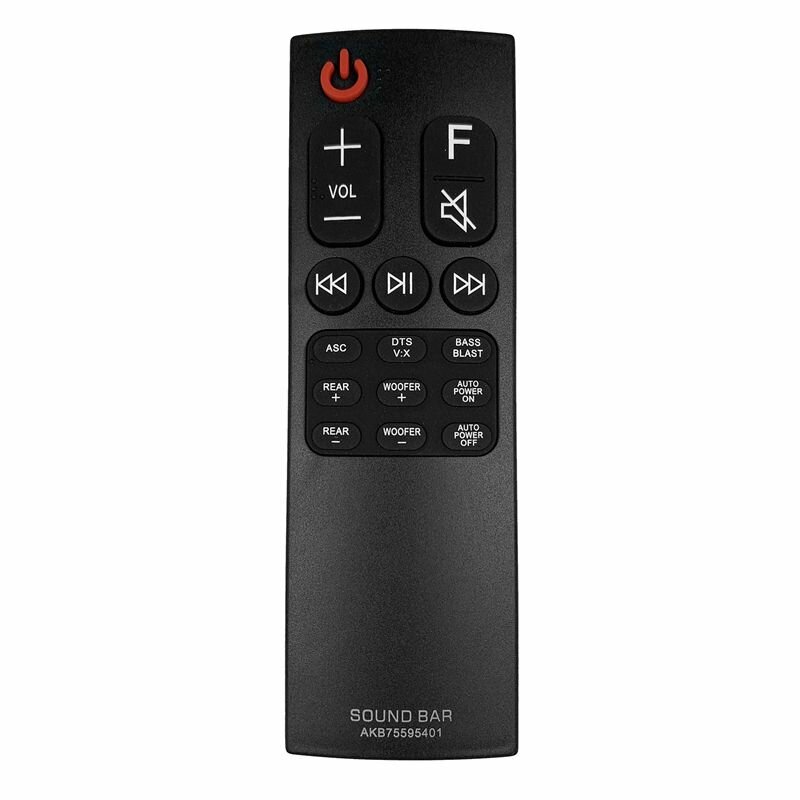 AKB75595401 Запасной пульт ДУ MyPads для саундбара LG Whispering Wall SPK5B-W SPK5BW