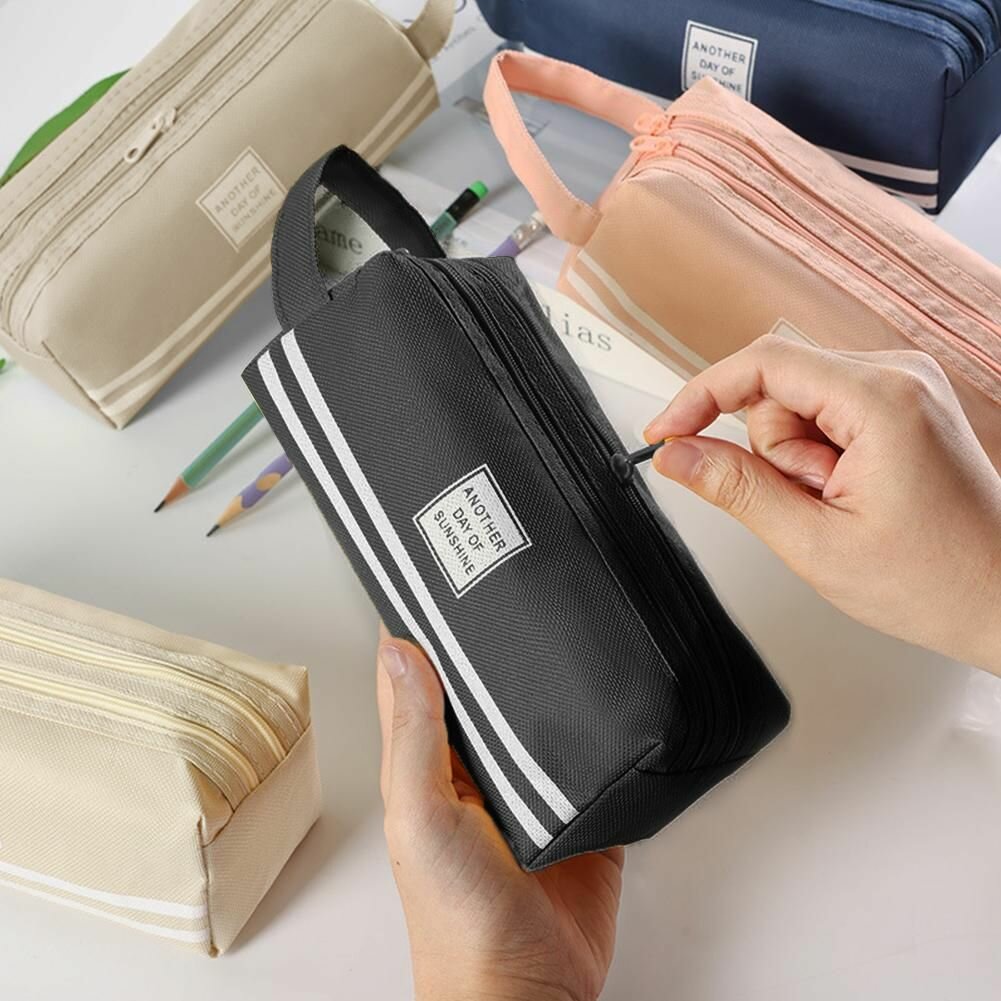 Пенал школьный черный для мальчика Magic Box