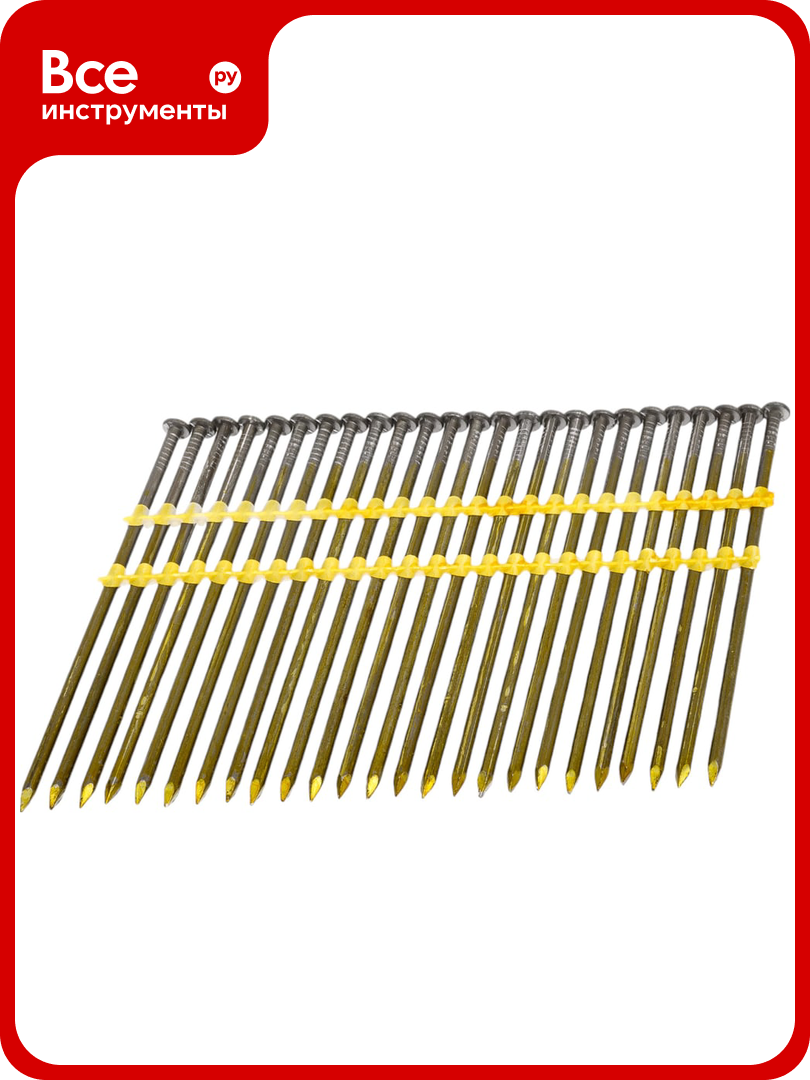 Реечный гвоздь MAINPACK 3,8/120 мм гладкий, на пластике MP-650196