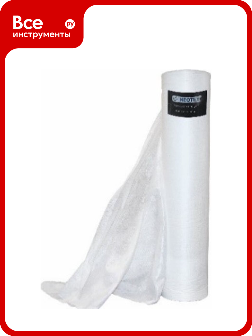 Лента из геотекстиля армирующая NEOTEX TILE NP таре 10x100гр 10x0.14 13751500 для повторного покрытия