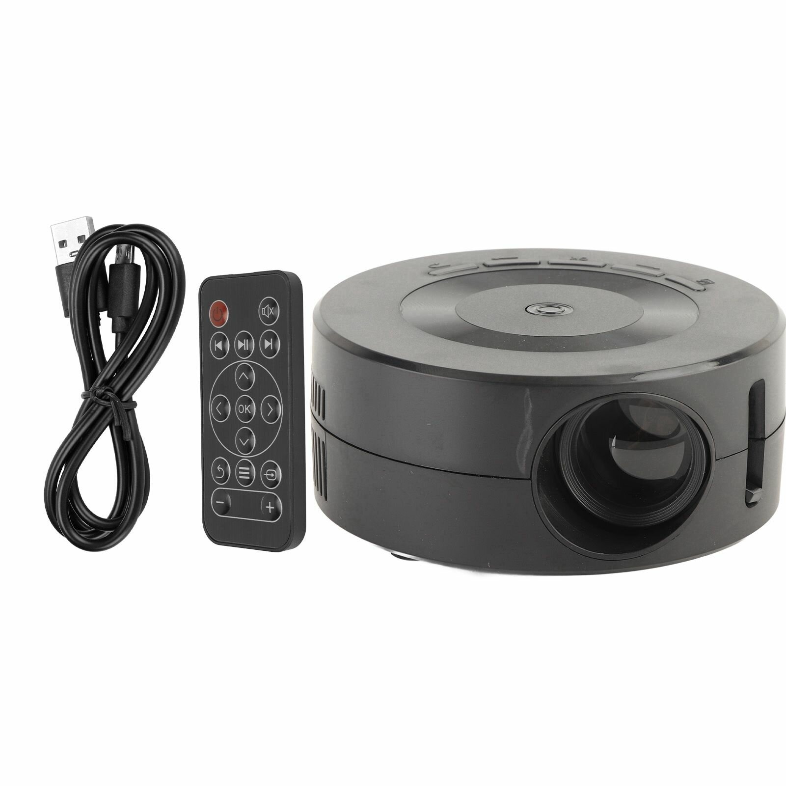 Мини LED проектор с экраном телефона