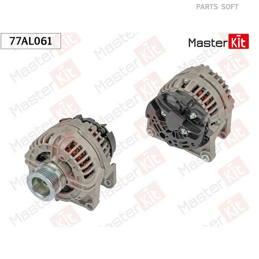 MASTERKIT 77AL061 77AL061 Генератор\ OPEL ASTRA G/H 1.6 14V 100A (14V 100A) ()