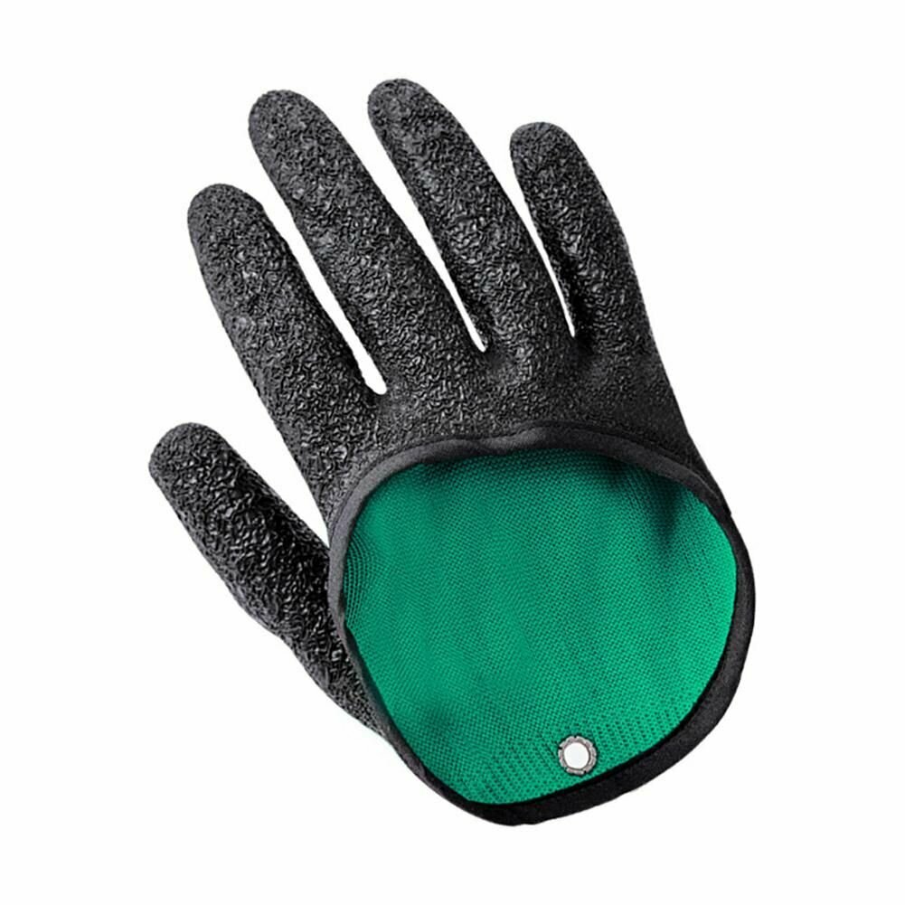 Нескользящие рыболовные перчатки, латексный материал, Эффективно предотвращает царапины от рыбьих плавников.