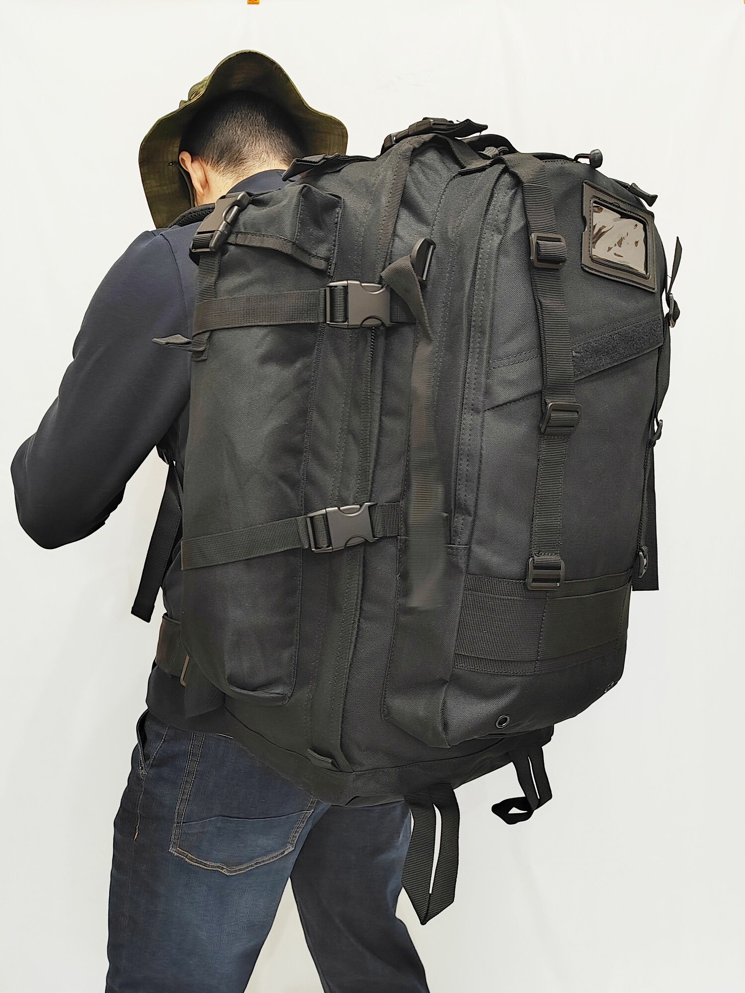 Рюкзак Шторм рейдовый походный/баул тактический туристический с подсумками 55 литров