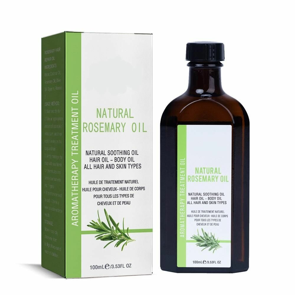 Эфирное масло розмарина для ухода за волосами, предотвращает завивание, делает волосы стойкими, эластичными и ароматными