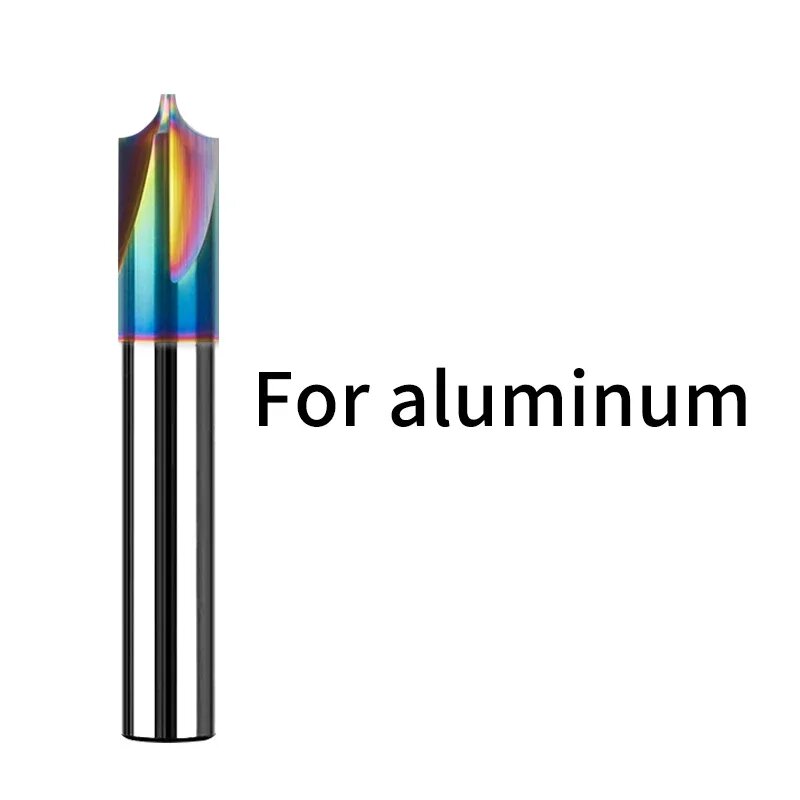 Chowmaster HRC55 Фреза для закругления углов радиуса R0.5 R1 R1.5 R2 R3 R4 R5 Фреза для снятия фаски снаружи R именно Фреза с ЧПУ Инструмент Концевая фреза DLC, R2.0x2.0x6x50