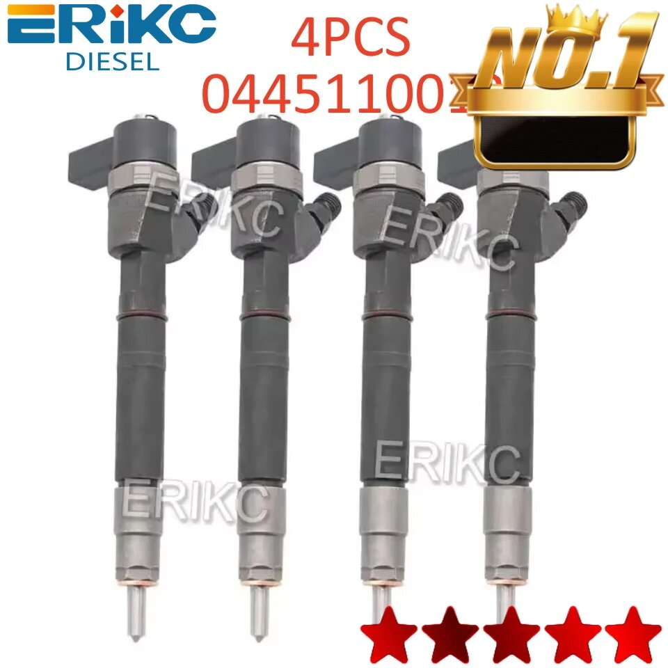4шт. 0445110012 Топливная форсунка Common Rail 0 445 110 012 для Mercedes C Class 2.2 CDI 1997-2001 A 6110700587 0986435004