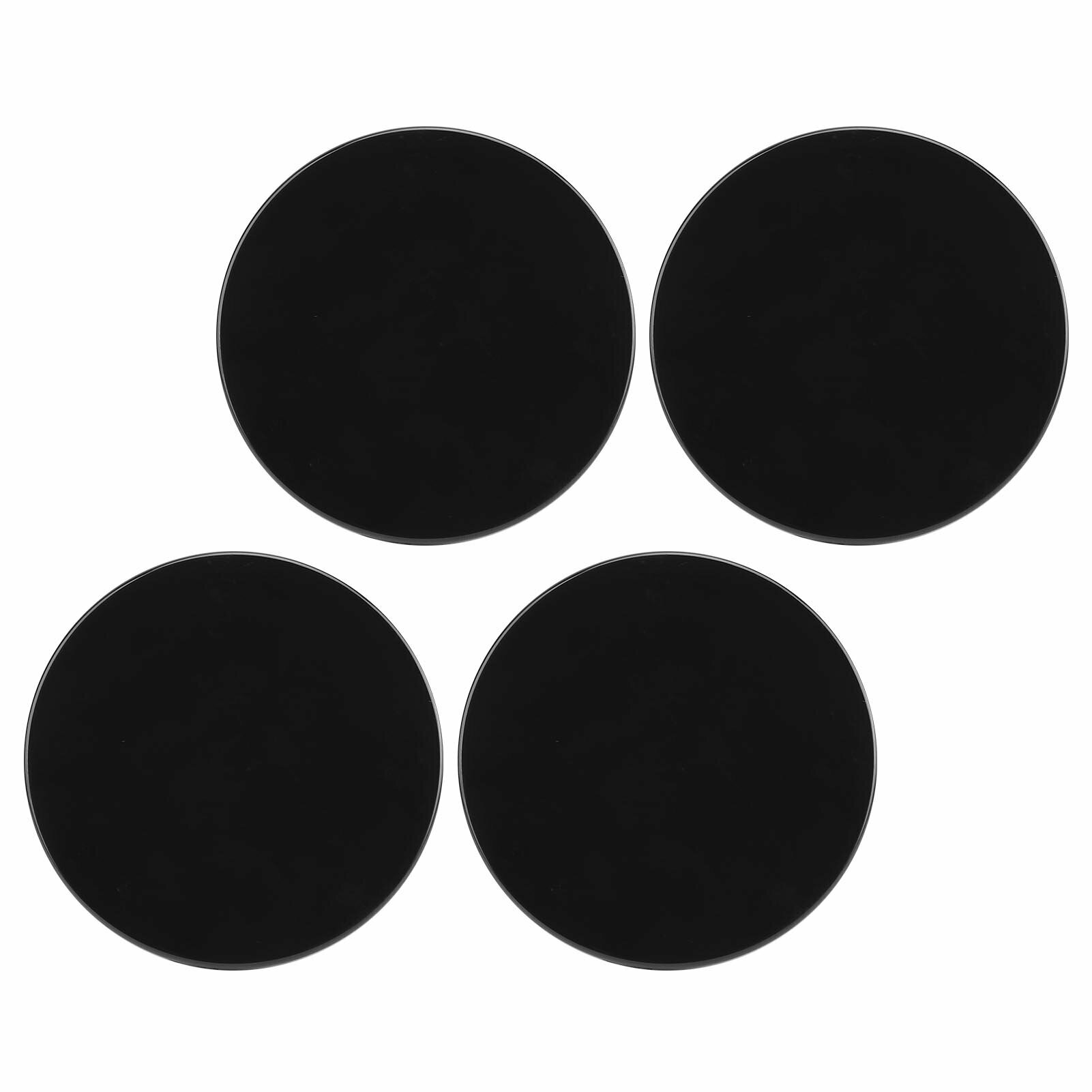 4 шт. Колпачки для колесных дисков, внутренний диаметр 60 мм, внешний диаметр 70 мм, универсальные, для замены в автомобилях и внедорожниках, черные.