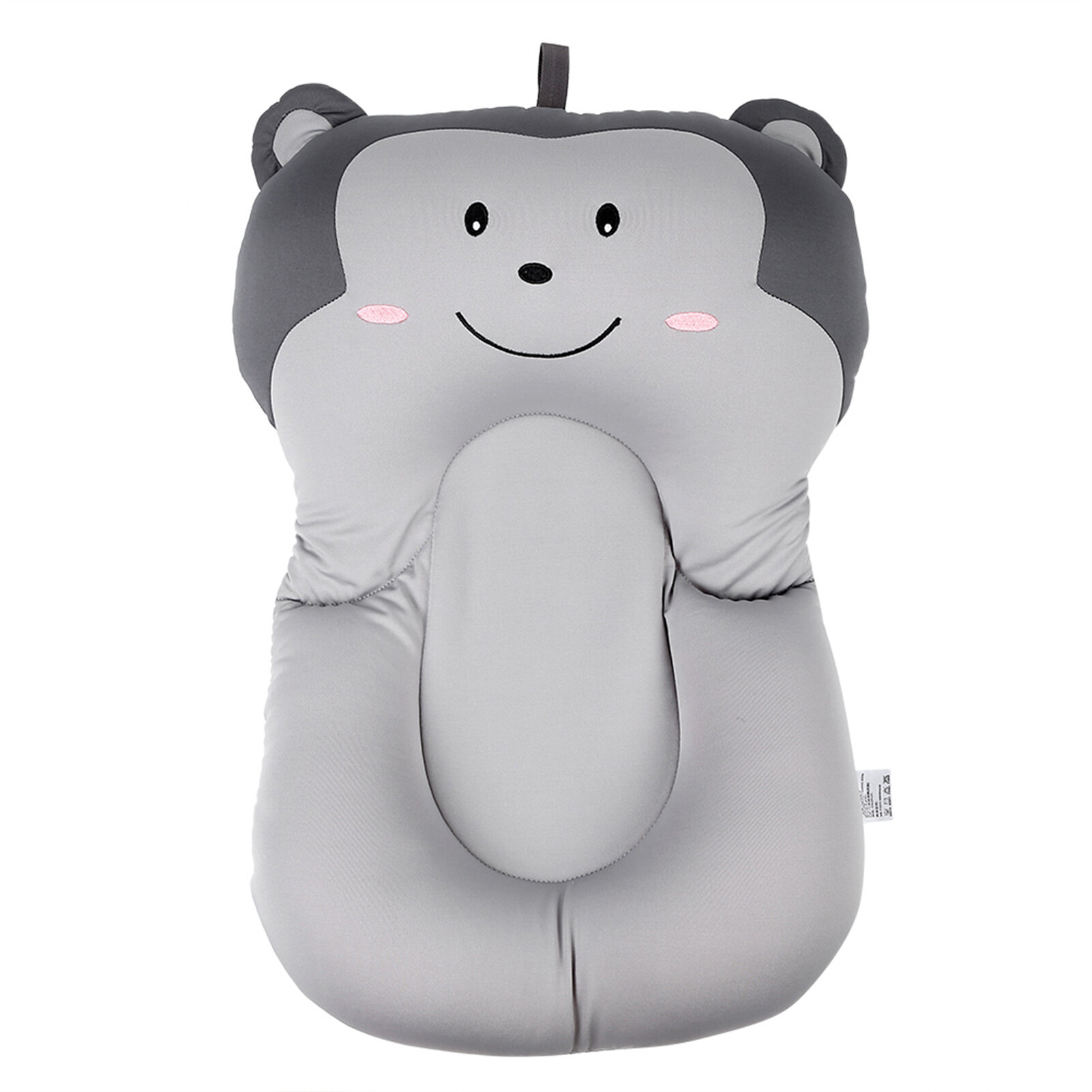 1 шт. Мягкая подушка-сиденье для новорожденных, малышей и младенцев, для ванночки, плавающая надувная подушка, серая.