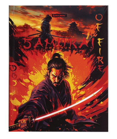 Дневник 5-11 класс 48л, твердый, глянцевая ламинация, с подсказом, Самурай