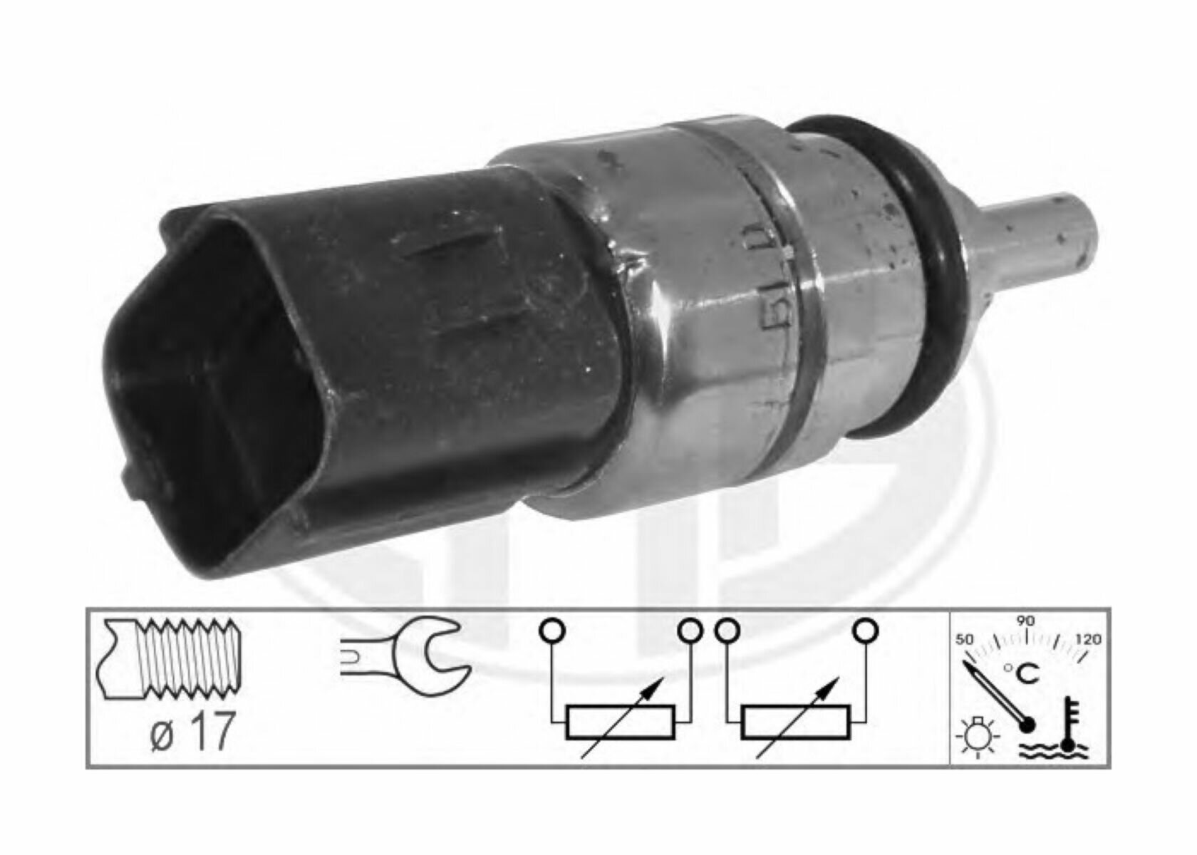 Датчик, Температура Охлаждающей Жидкости Ford Escort 1.3-1.8/D 90-94(Era 330582)