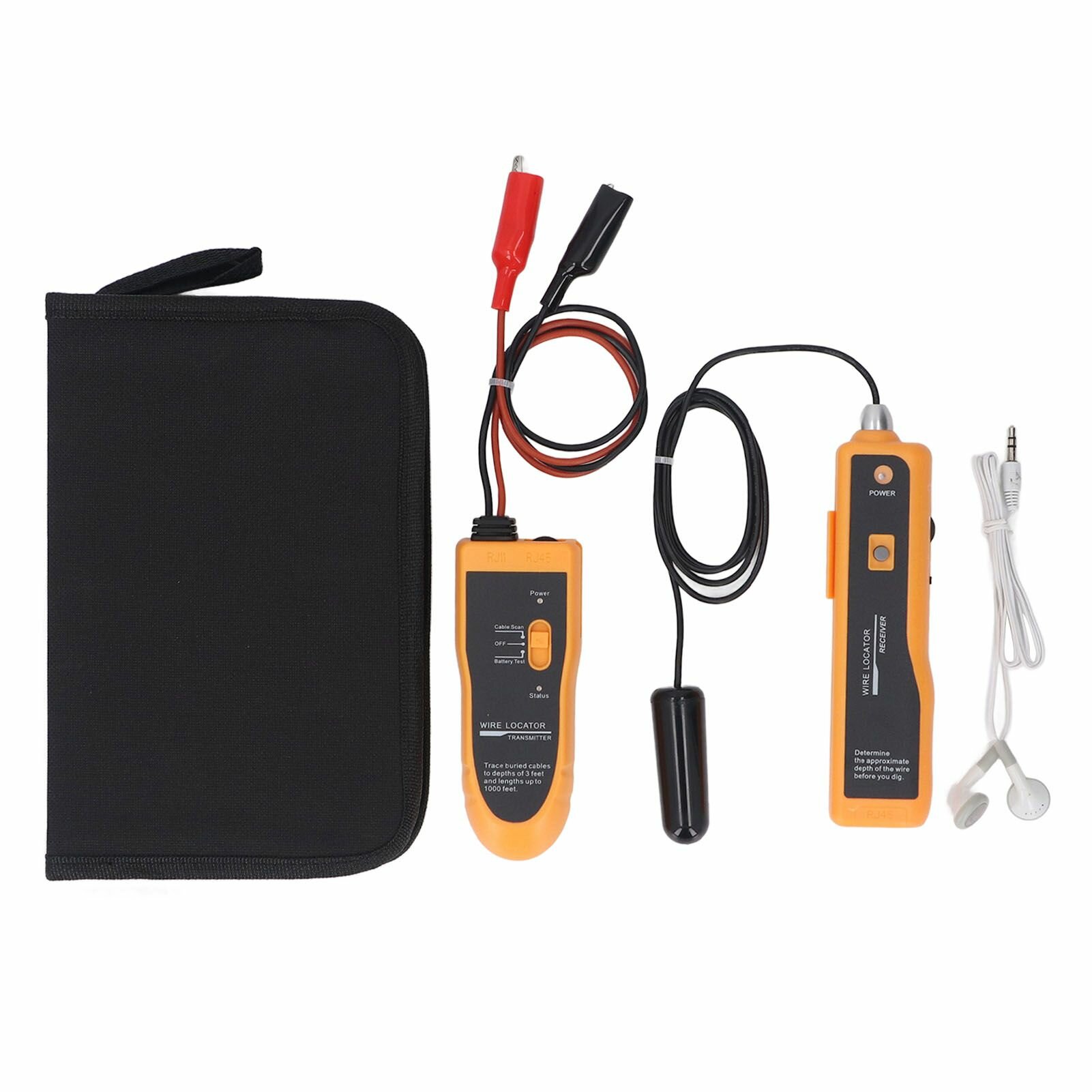 Набор передатчиков для поиска проводов, регулируемый индукционный усилитель, тестер сетевого кабеля, высокоточный линейный искатель 77HP2