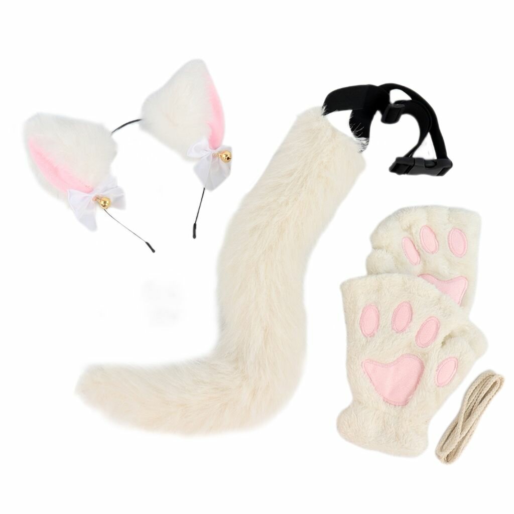 (1 комплект) Косплэй аксессуары-белый