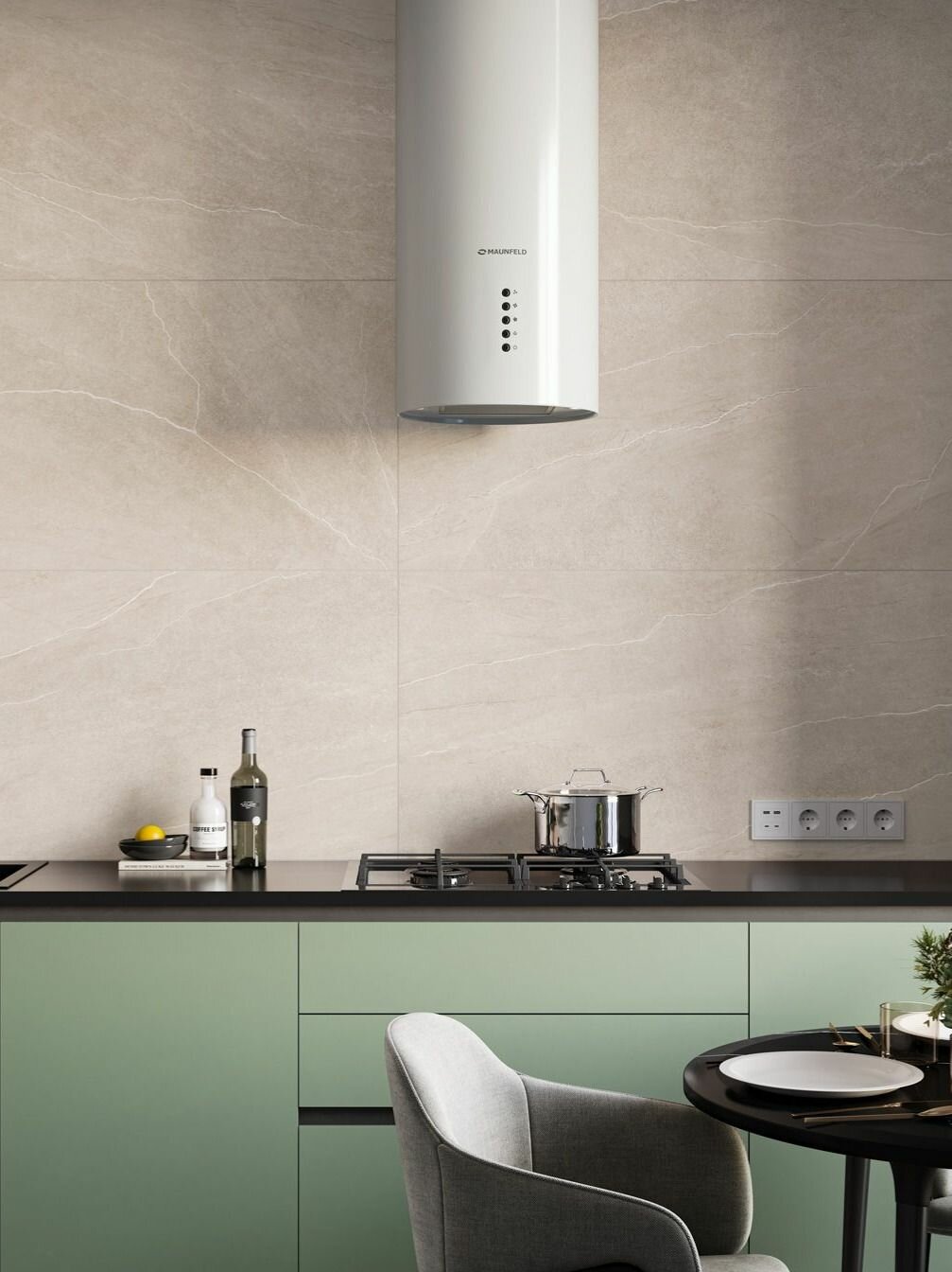 Керамогранит под камень ALMA CERAMICA ROCK LINE GFU60120RKL40R матовый 600x1200