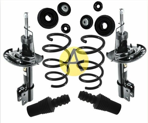 Комплект передней подвески Renault Logan II 2014- / Sandero II 2014- (пружины + амортизаторы + опоры + пыльники-отбойники)