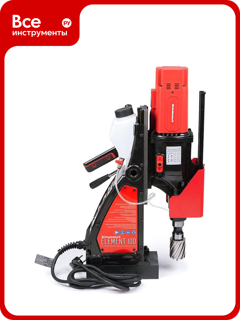 Магнитный электрический сверлильный станок Rotabroach ELEMENT 100 КБ008992, 2000 кг, черных металлах