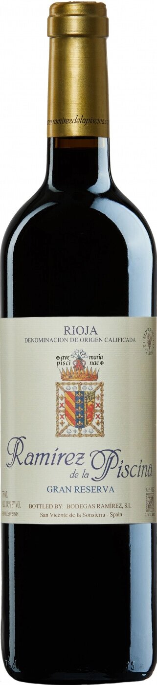 Вино Ramirez de la Piscina, Gran Reserva, Rioja DOCa, 2016
