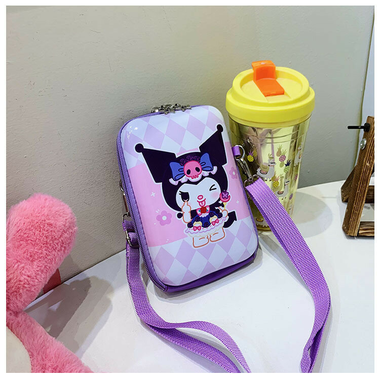 Сумка через плечо из пенопласта Kuromi Elsa с рисунками животных и зодиака для детей повседневные школьные прогулки стиль 6