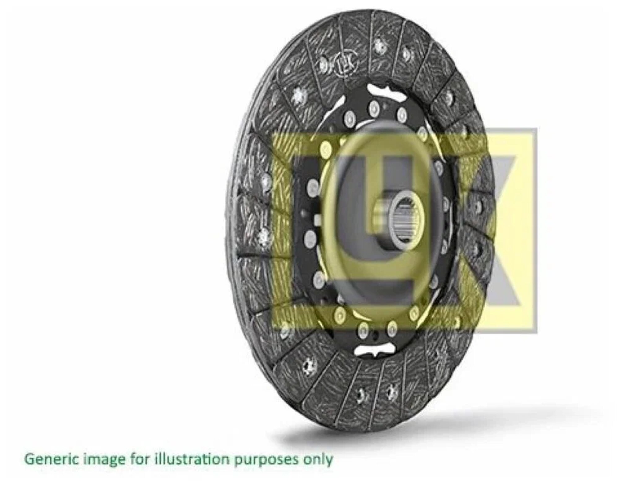 Диск сцепления VW TRANSPORTER T4/PASSAT B3-B4 GOLF III 1.6-1.9 322014711, LUK 322014711