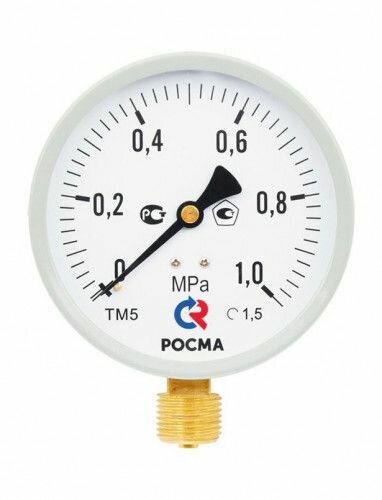 Манометр ТМ-510Р.00 (0.0,6МРА) М20X1,5.1,5. ТЕХ- росма
