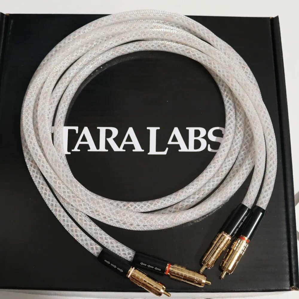 TARA Labs Аудиокабель, 1 м, белый