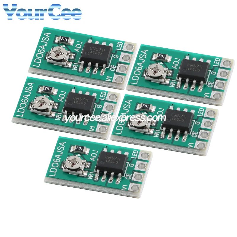 CN5711 светодиодный драйвер модуль 2.8-6В 30-1500 мА 5pcs