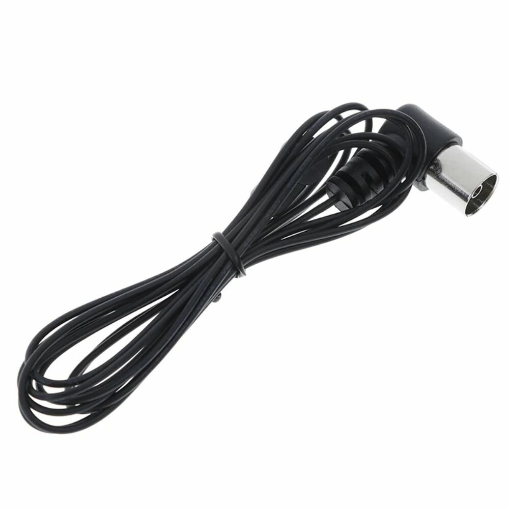 FM-антенна, гнездо для звука, стереоприемник с естественным звучанием для FM-радио/Hi-Fi/DAB/ТВ, для использования в помещении, черный