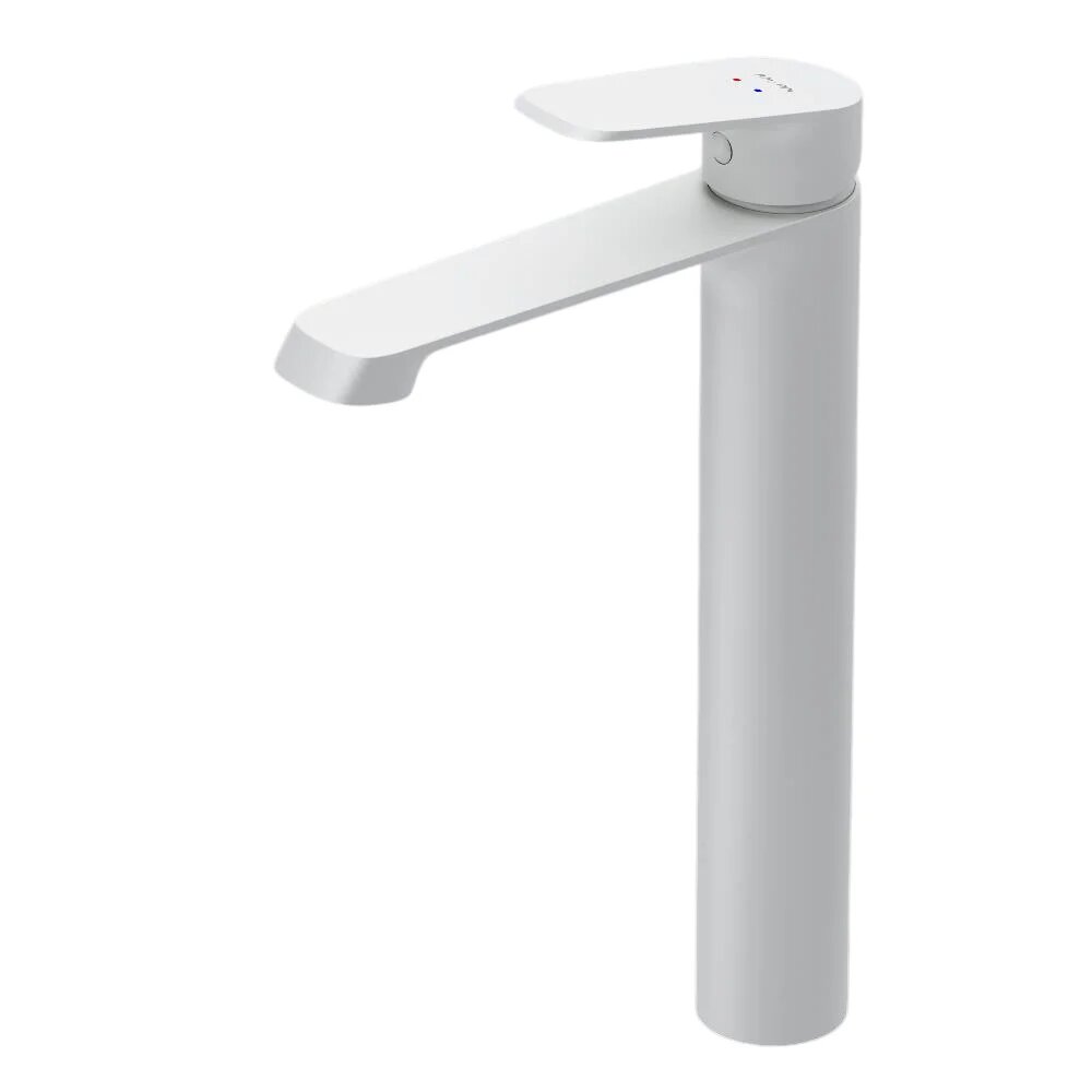 Смеситель для раковины AM.PM Func F8F92033 белый, матовый, кран для ванной в раковину, из латуни, рычажный, с керамическим картриджем