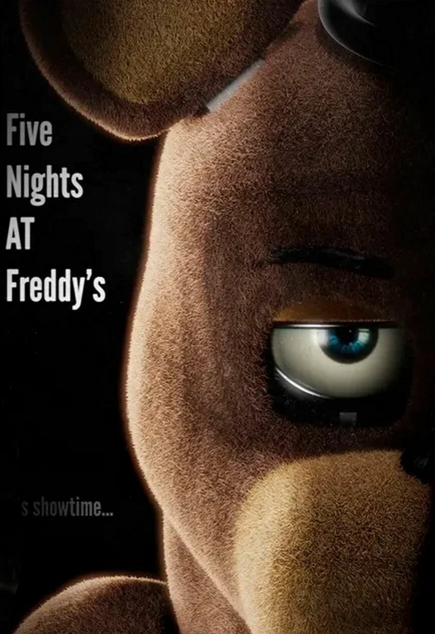 Плакат, постер Five Nights at Freddys, 2023. Пять ночей с Фредди на бумаге, размер 21х30см